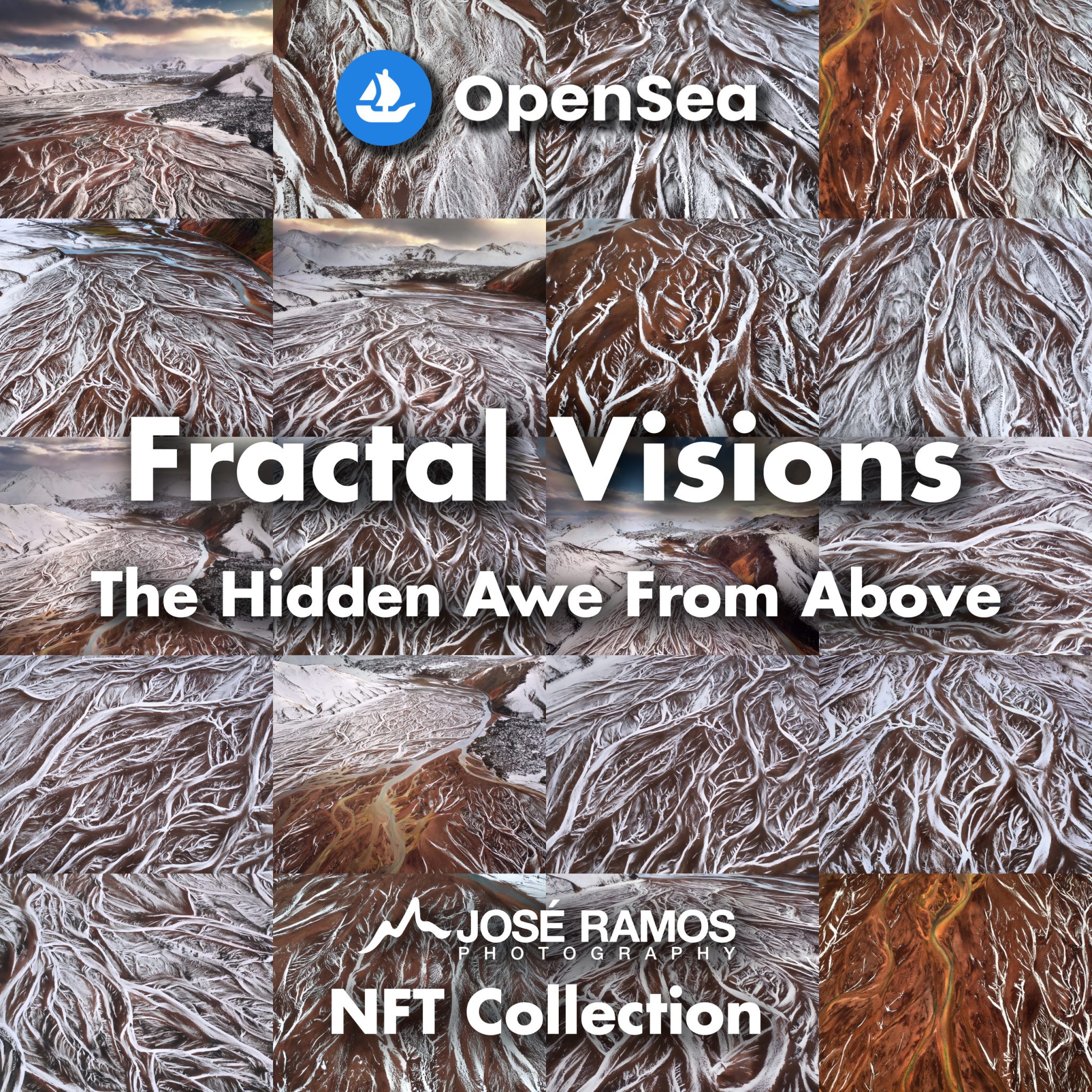 "Fractal Visions - The Hidden Awe From Above" NFT Collection | José Ramos Photography